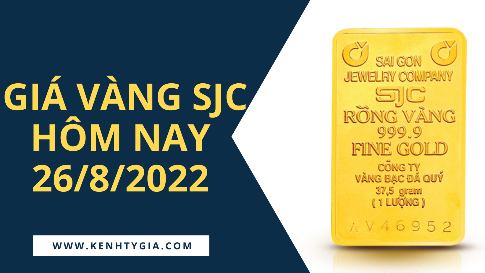 Bảng giá vàng SJC hôm nay 26/8: Đồng loạt giảm giảm nhẹ - Kênh Tỷ Giá