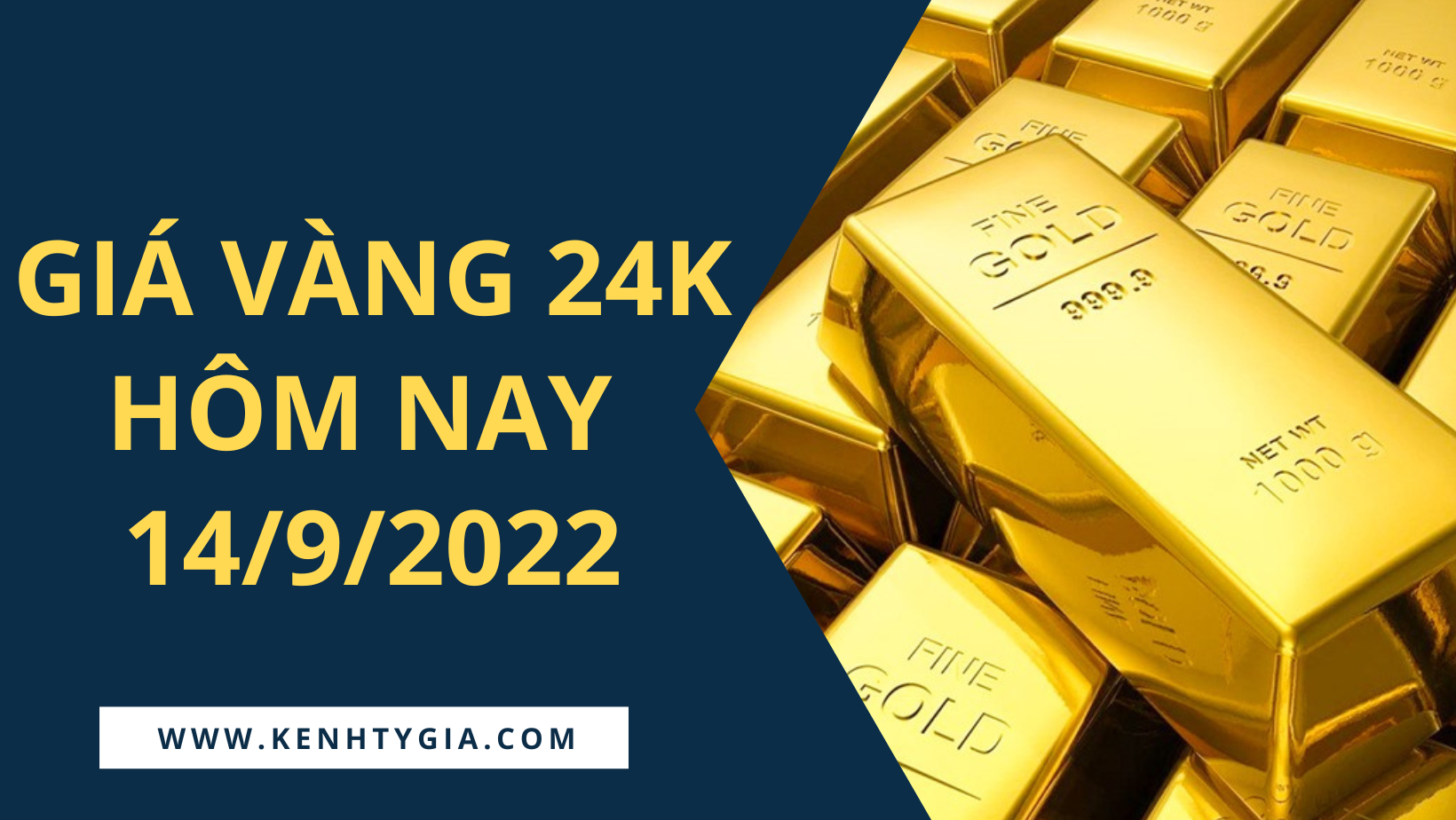 Bảng Giá Vàng 24k Hôm Nay 14 9 2022 Tại Các Hệ Thống Lúc 11h15 Ngày Kênh Tỷ Giá